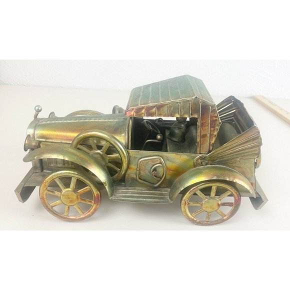 Unbranded | Accents | Vtg Copper Tin Metal Ford Model T Wind Up Music ...